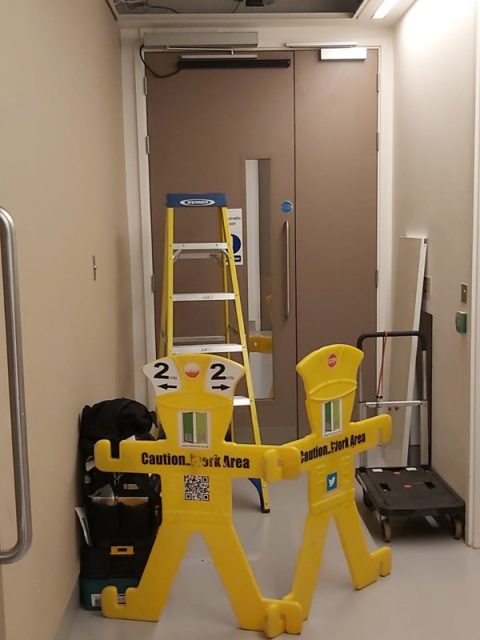 Automatic Fire Door - Oxford University. BH Doors Commercial Doors.