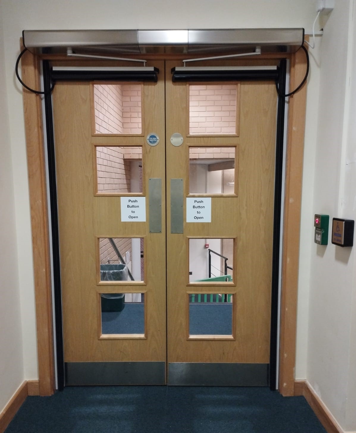 DDA Automatic Swing Door Installation - University Of Oxford