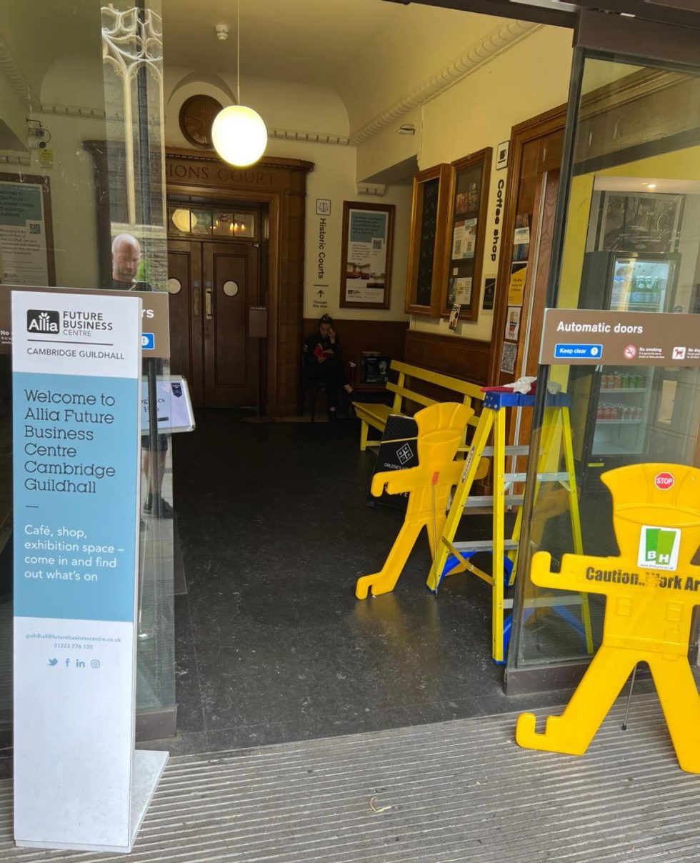 Automatic Doors Servicing - The Guildhall, Cambridge - BH Doors ...