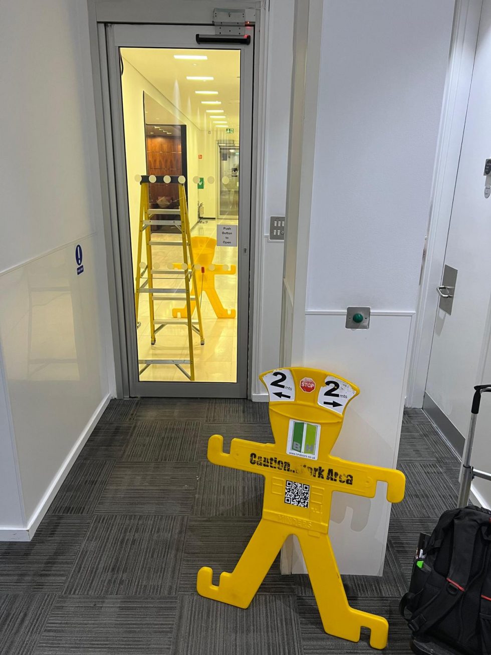 Automatic Swing Door Service - Exchange House, London - BH Doors ...