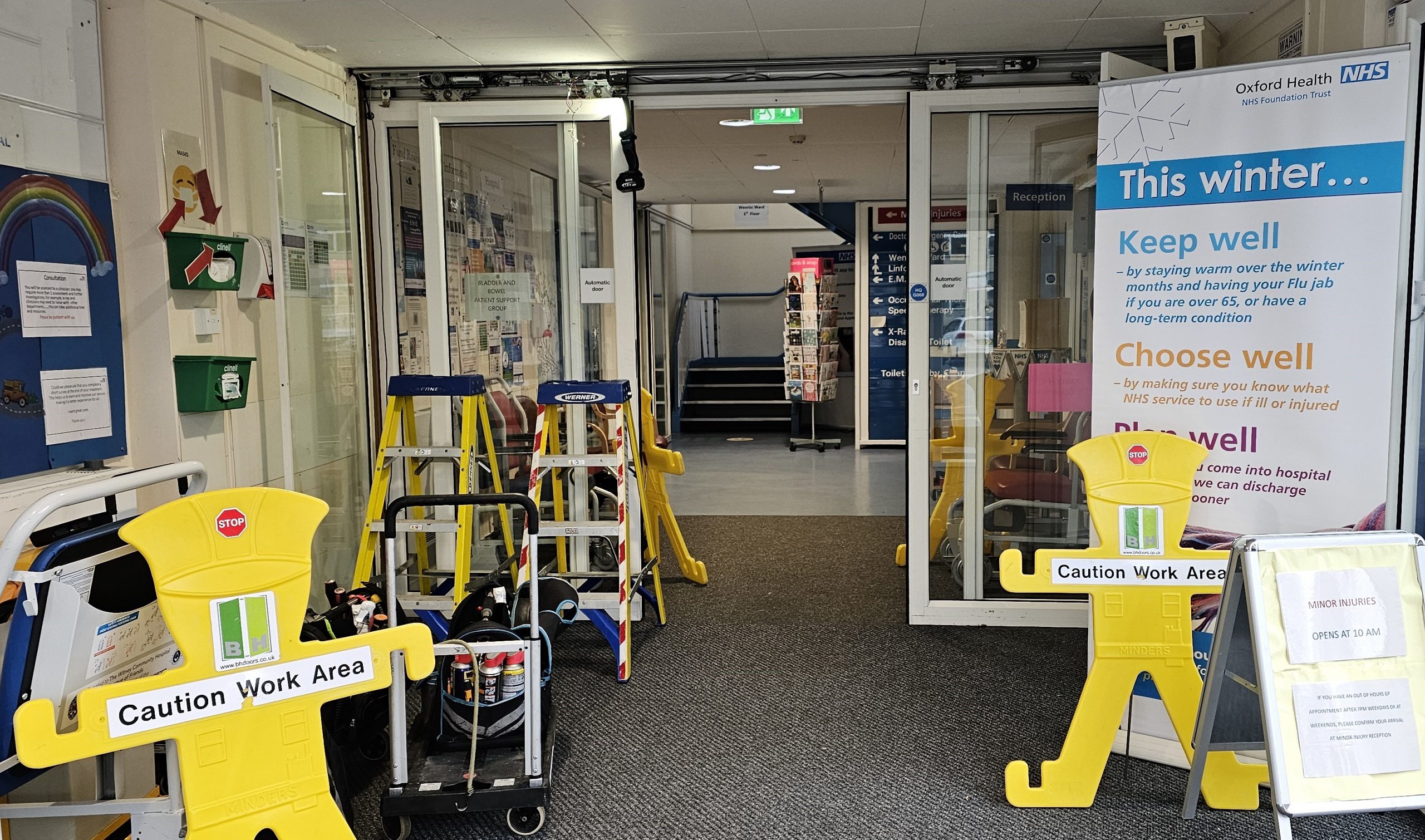 Automatic Door Servicing at Witney Hospital, Oxfordshire for Oxford ...