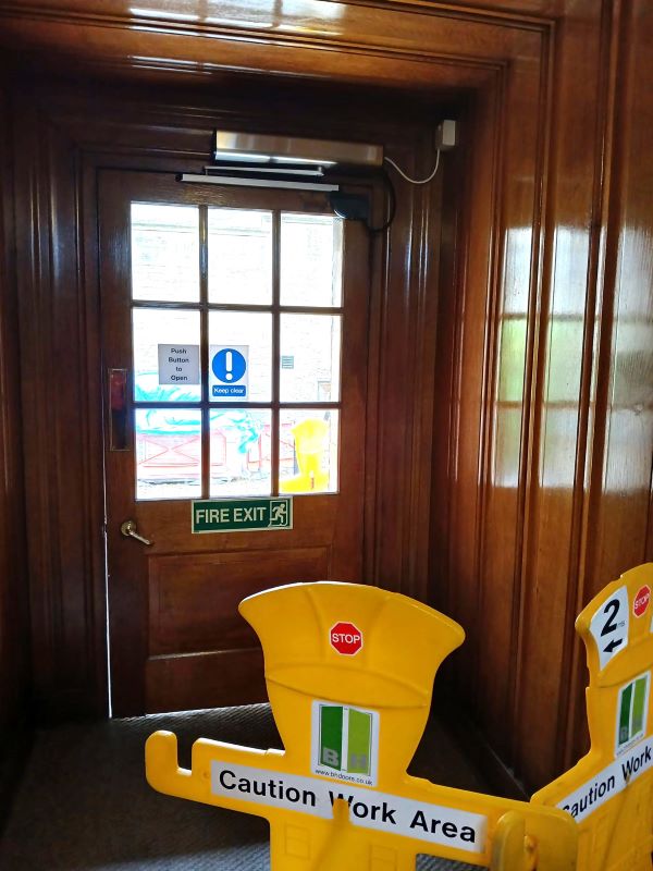 DDA Automatic Swing Door installation - Pembroke College, Oxford