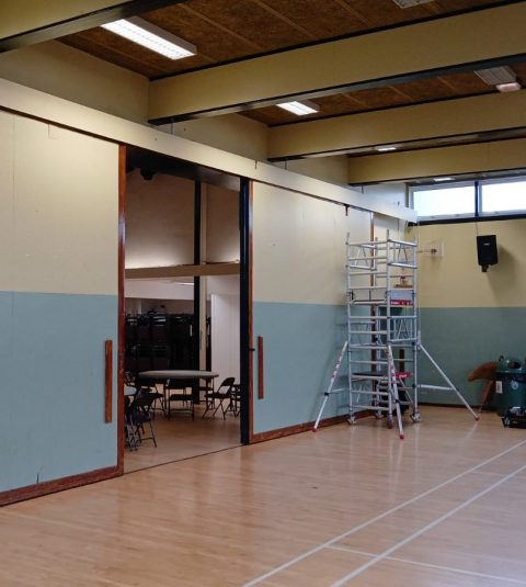 Movable Sliding Wall Service - Wheatley Park School, Oxford